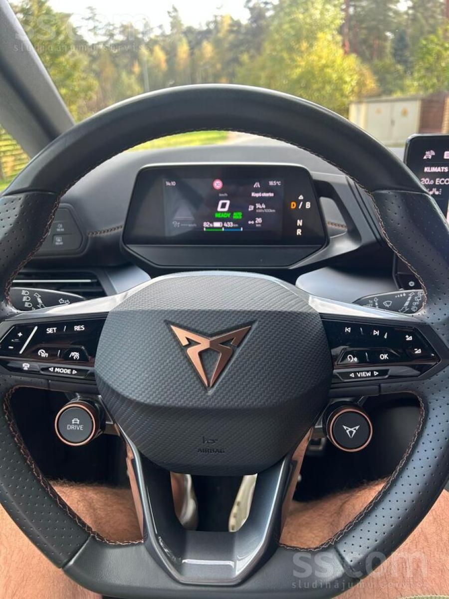 Синий Cupra Born 2023 в Рига, объемом двигателя 0.00 л и пробегом 45 тыс. км за 26900 €, фото 6 на AUTOMOTO.COM.LV