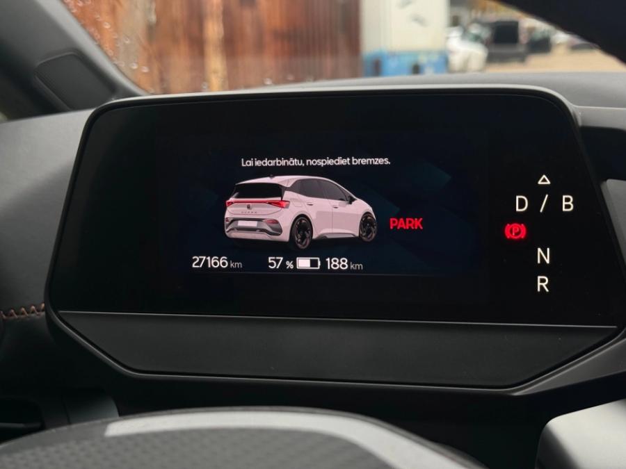 Grey Cupra Born 2022 in Riga, with an engine capacity of 0.00 L and mileage of 27 thousand km for 26980 €, photo 6 on AUTOMOTO.COM.LV