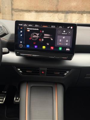 Grey Cupra Born 2022 in Riga, with an engine capacity of 0.00 L and mileage of 27 thousand km for 26980 €, photo 15 on AUTOMOTO.COM.LV