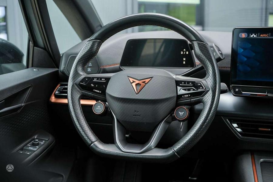 Grey Cupra Born 2022 in Kaunas, with an engine capacity of 0.00 L and mileage of 44 thousand km for 22950 €, photo 19 on AUTOMOTO.COM.LV