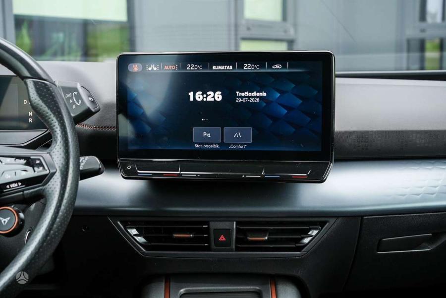 Grey Cupra Born 2022 in Kaunas, with an engine capacity of 0.00 L and mileage of 44 thousand km for 22950 €, photo 22 on AUTOMOTO.COM.LV