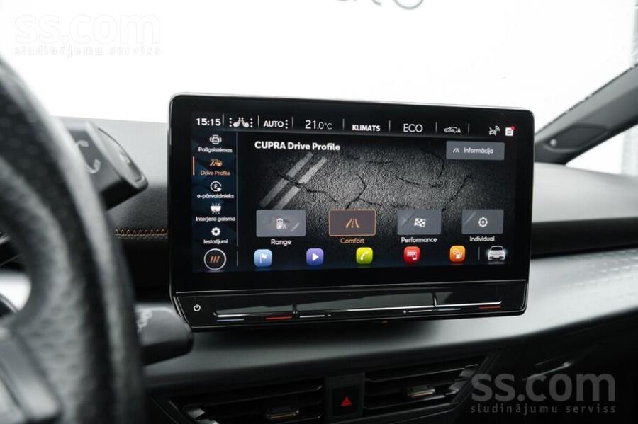 Grey Cupra Born 2022 in Riga, with an engine capacity of 0.00 L and mileage of 92 thousand km for 24500 €, photo 19 on AUTOMOTO.COM.LV