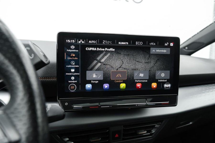 Grey Cupra Born 2022 in Riga, with an engine capacity of 0.00 L and mileage of 92 thousand km for 24500 €, photo 19 on AUTOMOTO.COM.LV