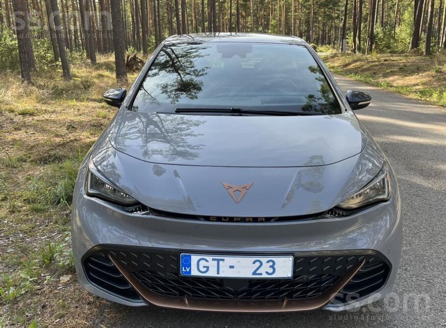 Grey Cupra Born 2022 in Riga, with an engine capacity of 0.00 L and mileage of 77 thousand km for 22400 €, photo 6 on AUTOMOTO.COM.LV