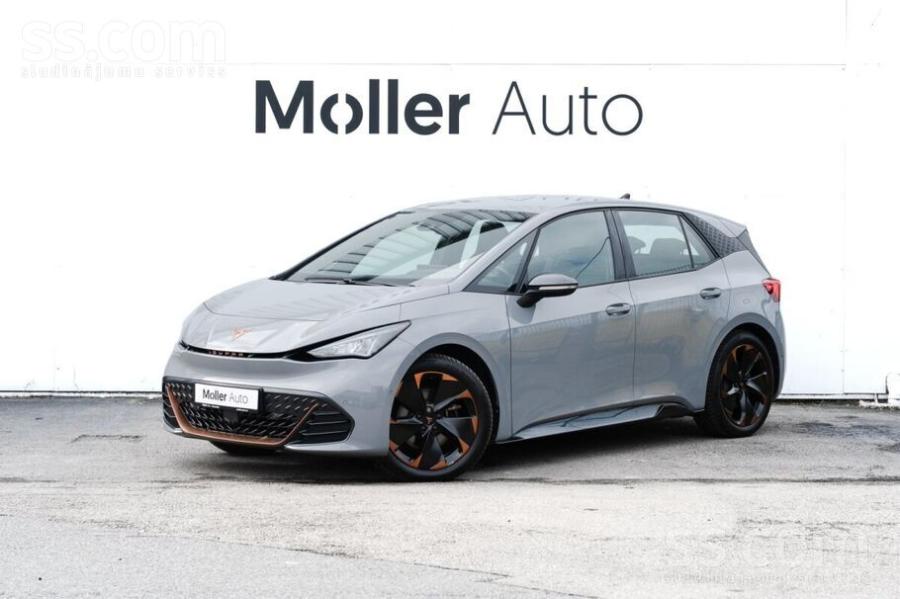 Grey Cupra Born 2022 in Riga, with an engine capacity of 0.00 L and mileage of 45 thousand km for 26800 €, photo 1 on AUTOMOTO.COM.LV