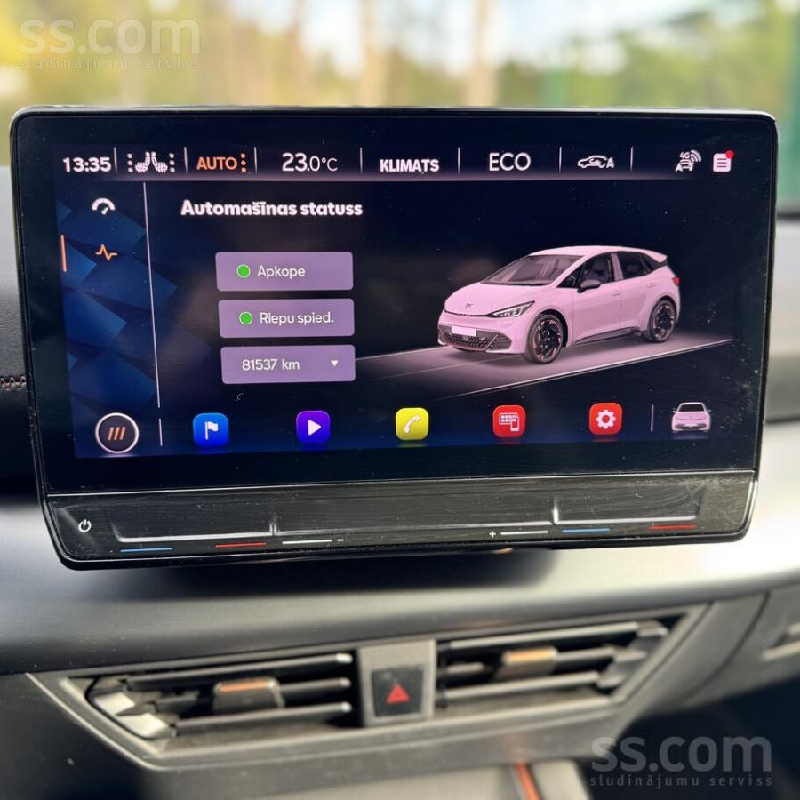 Pelēks Cupra Born 2022 Rīga, ar dzinēja tilpumu 0.00 L un nobraukumu 82 tūkst. km par 21500 €, foto 16 vietnē AUTOMOTO.COM.LV