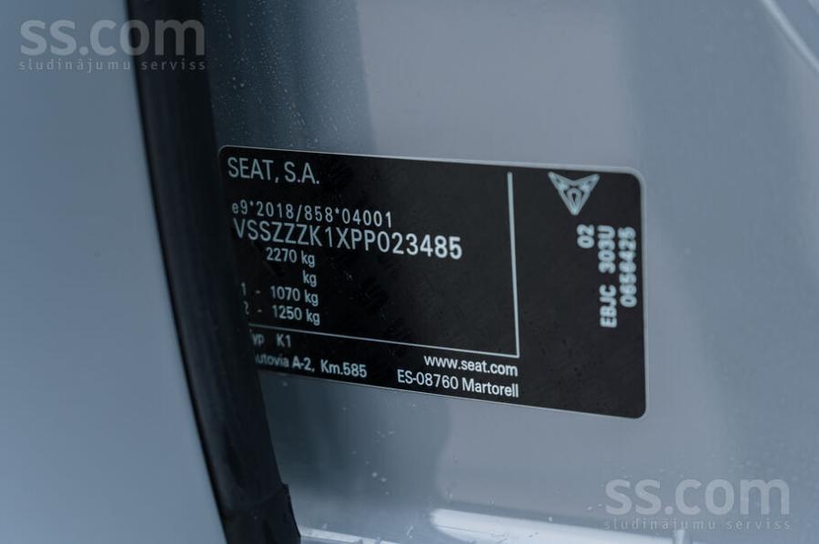 Серый Cupra Born 2023 в Рига, объемом двигателя 0.00 л и пробегом 30 тыс. км за 29990 €, фото 29 на AUTOMOTO.COM.LV