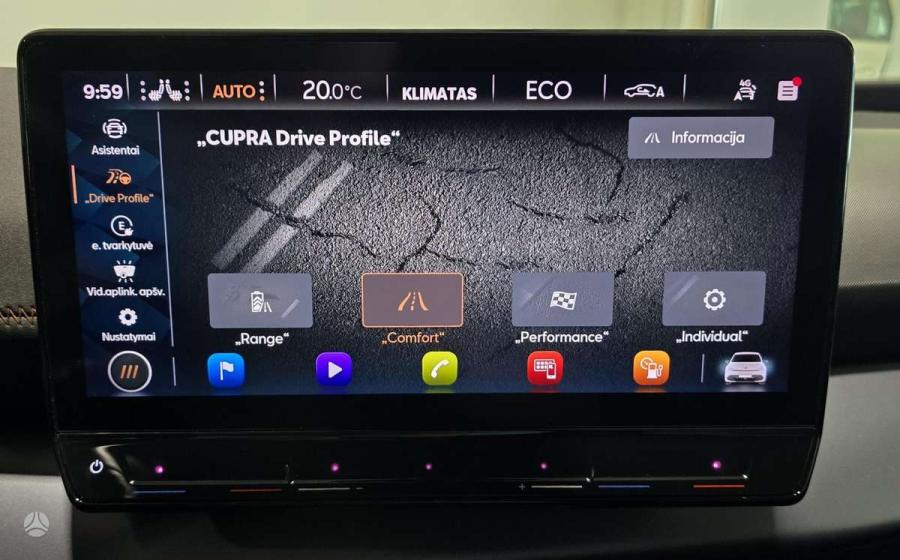 Pelēks Cupra Born 2023 Šauļi, ar dzinēja tilpumu 0.00 L un nobraukumu 46 tūkst. km par 24500 €, foto 19 vietnē AUTOMOTO.COM.LV
