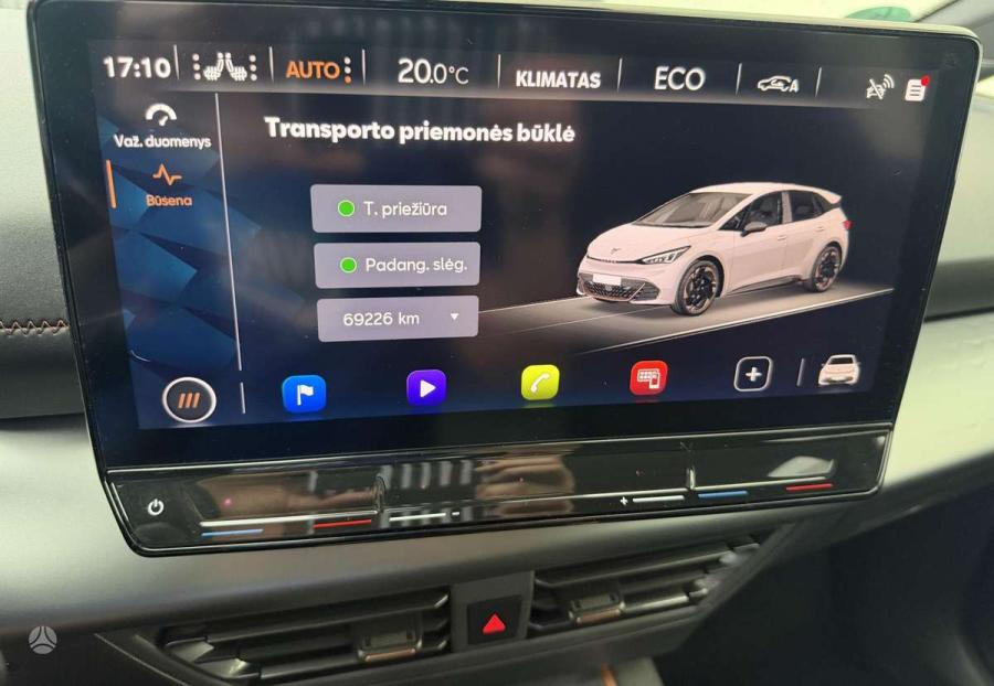 Pelēks Cupra Born 2023 Viļņa, ar dzinēja tilpumu 0.00 L un nobraukumu 69 tūkst. km par 23300 €, foto 19 vietnē AUTOMOTO.COM.LV