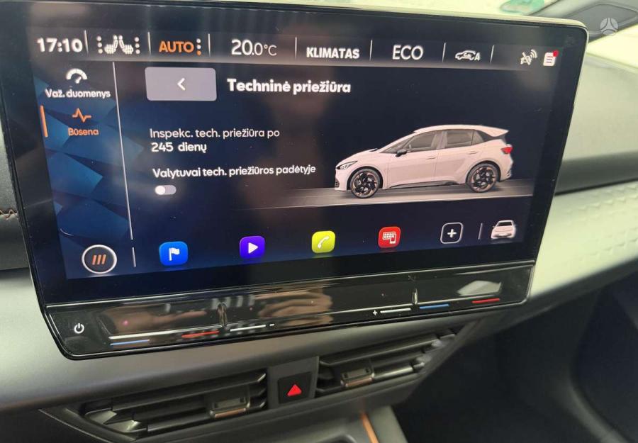 Pelēks Cupra Born 2023 Viļņa, ar dzinēja tilpumu 0.00 L un nobraukumu 69 tūkst. km par 23300 €, foto 20 vietnē AUTOMOTO.COM.LV