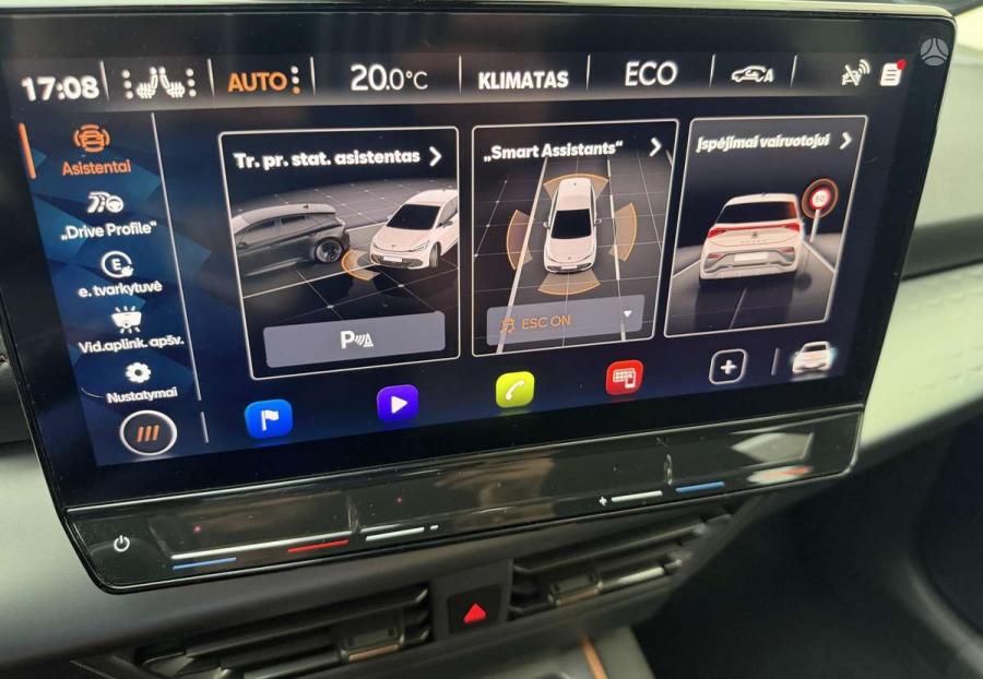 Pelēks Cupra Born 2023 Viļņa, ar dzinēja tilpumu 0.00 L un nobraukumu 69 tūkst. km par 23300 €, foto 24 vietnē AUTOMOTO.COM.LV