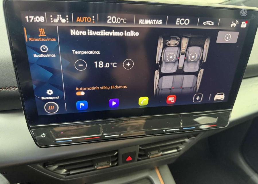 Pelēks Cupra Born 2023 Viļņa, ar dzinēja tilpumu 0.00 L un nobraukumu 69 tūkst. km par 23300 €, foto 28 vietnē AUTOMOTO.COM.LV