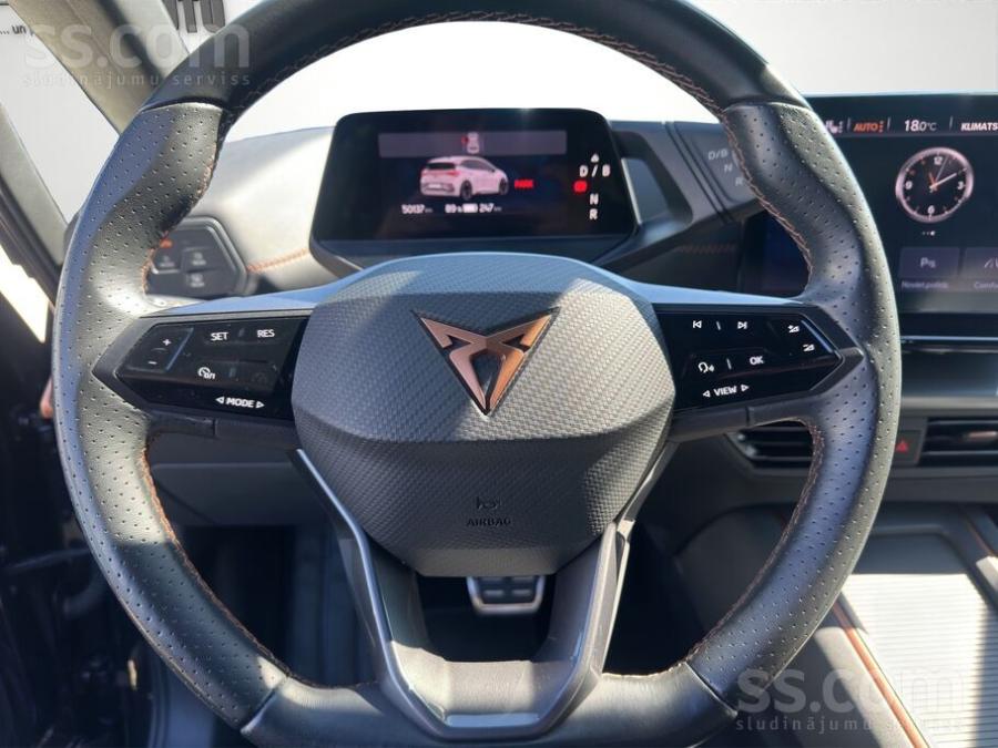 Pelēks Cupra Born 2023 Rīga, ar dzinēja tilpumu 0.00 L un nobraukumu 50 tūkst. km par 28990 €, foto 11 vietnē AUTOMOTO.COM.LV