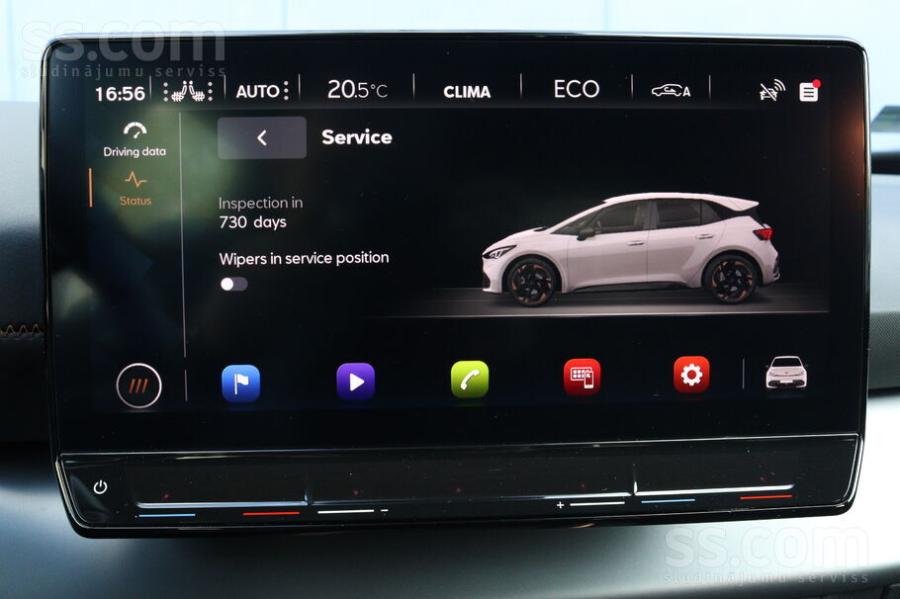 Серый Cupra Born 2024 в Рига, объемом двигателя 0.00 л и пробегом 39 тыс. км за 31490 €, фото 23 на AUTOMOTO.COM.LV