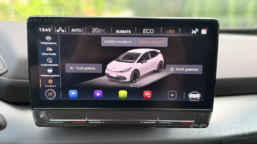 Pelēks Cupra Born 2024 Rīga, ar dzinēja tilpumu 0.00 L un nobraukumu 20 tūkst. km par 26995 €, foto 26 vietnē AUTOMOTO.COM.LV