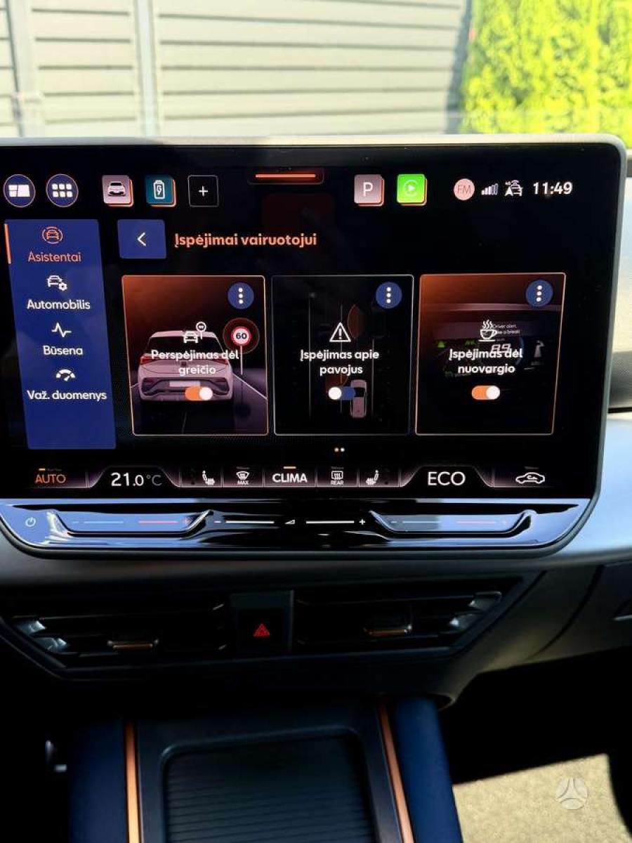 Pelēks Cupra Born 2025 Kauņa, ar dzinēja tilpumu 0.00 L un nobraukumu 16 tūkst. km par 32800 €, foto 38 vietnē AUTOMOTO.COM.LV