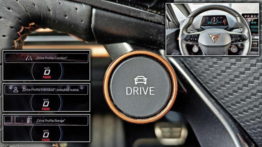 Pelēks Cupra Born 2025 Viļņa, ar dzinēja tilpumu 0.00 L un nobraukumu 29 tūkst. km par 29300 €, foto 39 vietnē AUTOMOTO.COM.LV