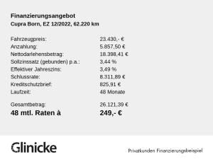 Grey Cupra Born 2022 in Kaunas, with an engine capacity of 0.00 L and mileage of 62 thousand km for 26338 €, photo 2 on AUTOMOTO.COM.LV