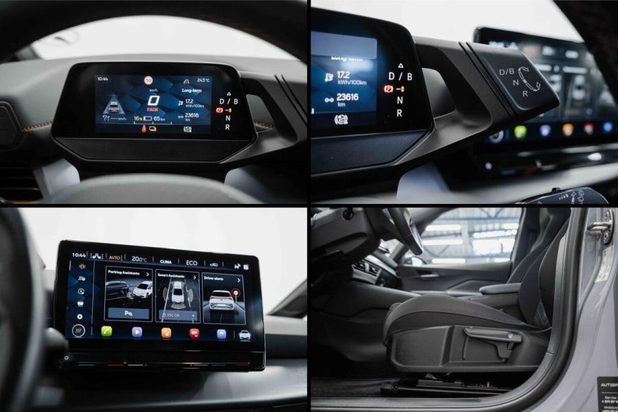 Pelēks Cupra Born 2024 Tallina, ar dzinēja tilpumu 0.10 L un nobraukumu 24 tūkst. km par 29900 €, foto 14 vietnē AUTOMOTO.COM.LV