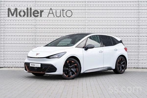 Белый Cupra Born 2022 в Рига, объемом двигателя 0.00 л и пробегом 59 тыс. км за 25600 €, фото 1 на AUTOMOTO.COM.LV