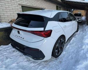White Cupra Born 2022 in Kaunas, with an engine capacity of 0.00 L and mileage of 51 thousand km for 11700 €, photo 4 on AUTOMOTO.COM.LV
