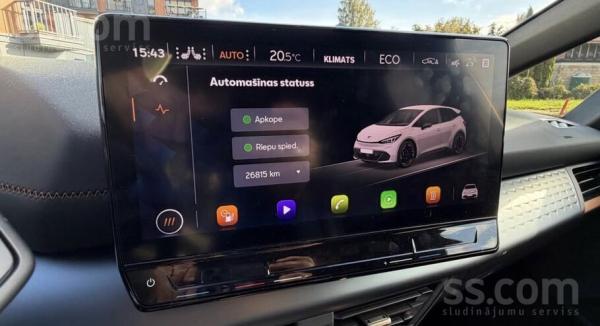 Balts Cupra Born 2024 Rīga, ar dzinēja tilpumu 0.00 L un nobraukumu 27 tūkst. km par 28900 €, foto 10 vietnē AUTOMOTO.COM.LV