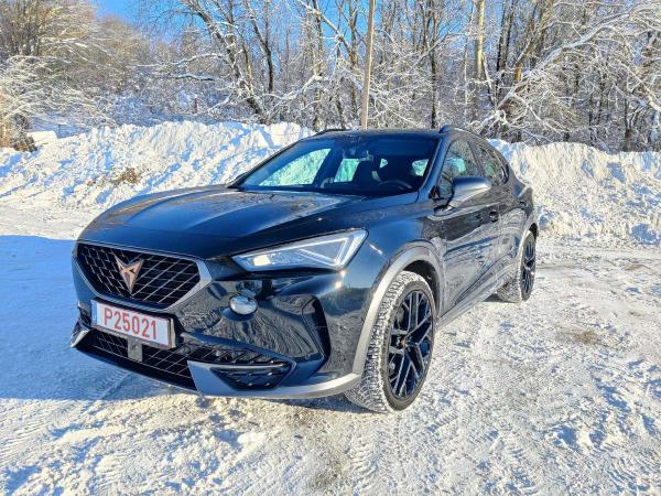 Melns Cupra Formentor 2021 Viļņa, ar dzinēja tilpumu 1.98 L un nobraukumu 50 tūkst. km par 25999 €, foto 1 vietnē AUTOMOTO.COM.LV