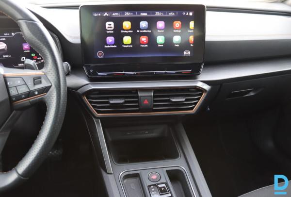 Черный Cupra Formentor 2021 в Рига, объемом двигателя 1.50 л и пробегом 33 тыс. км за 22990 €, фото 6 на AUTOMOTO.COM.LV