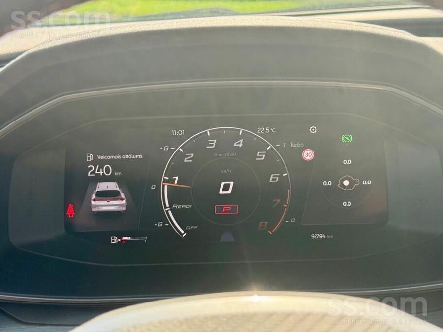 Черный Cupra Formentor 2021 в Рига, объемом двигателя 2.00 л и пробегом 94 тыс. км за 23500 €, фото 11 на AUTOMOTO.COM.LV