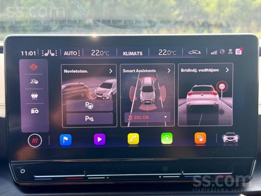 Черный Cupra Formentor 2021 в Рига, объемом двигателя 2.00 л и пробегом 94 тыс. км за 23500 €, фото 12 на AUTOMOTO.COM.LV