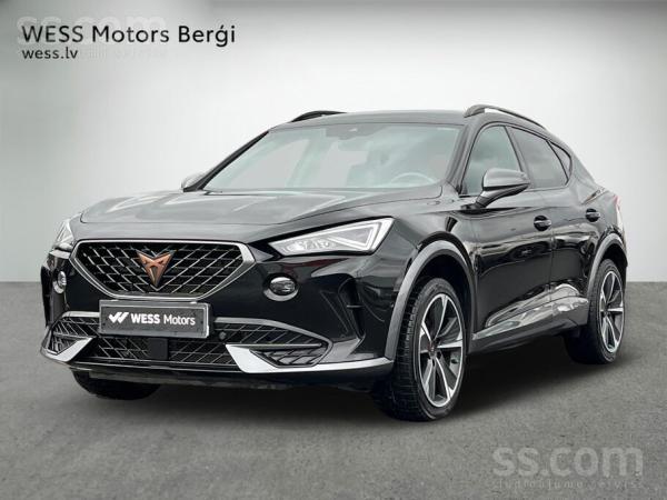 Black Cupra Formentor 2021 in Riga, with an engine capacity of 1.50 L and mileage of 134 thousand km for 19990 €, photo 1 on AUTOMOTO.COM.LV