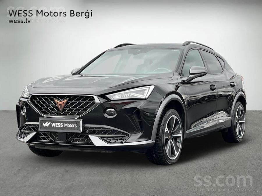 Black Cupra Formentor 2021 in Riga, with an engine capacity of 1.50 L and mileage of 134 thousand km for 19990 €, photo 1 on AUTOMOTO.COM.LV