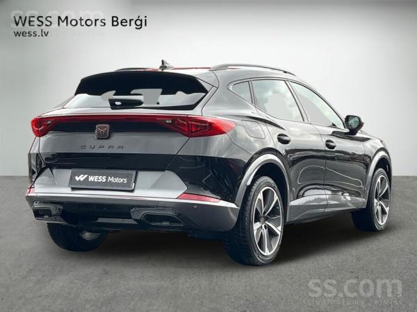 Black Cupra Formentor 2021 in Riga, with an engine capacity of 1.50 L and mileage of 134 thousand km for 19990 €, photo 2 on AUTOMOTO.COM.LV