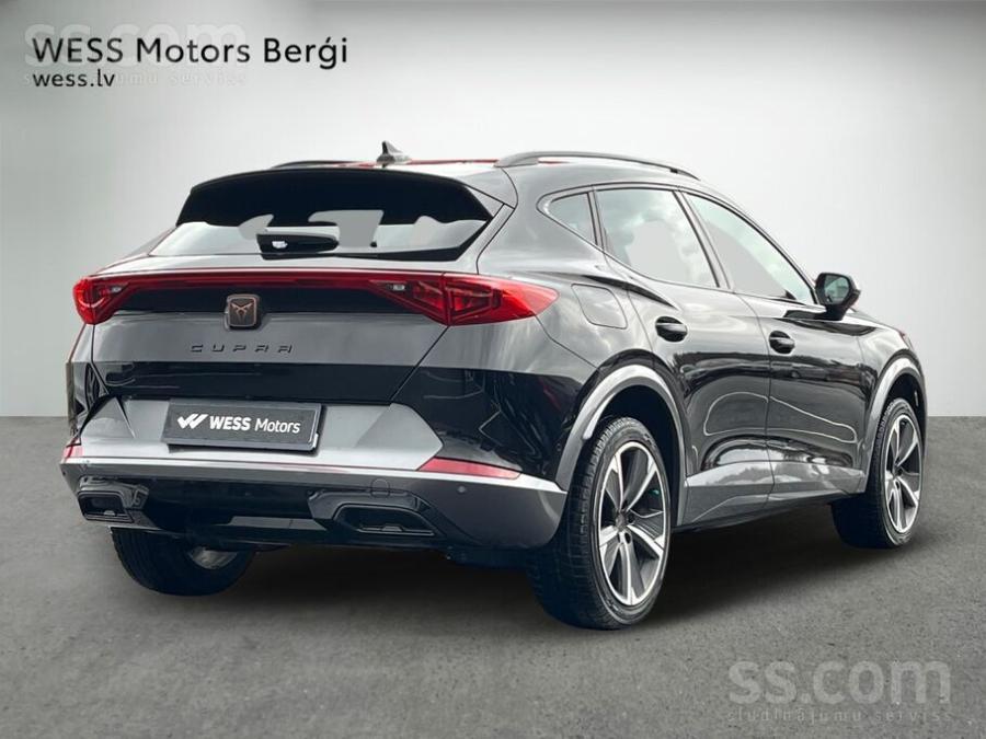 Black Cupra Formentor 2021 in Riga, with an engine capacity of 1.50 L and mileage of 134 thousand km for 19990 €, photo 3 on AUTOMOTO.COM.LV