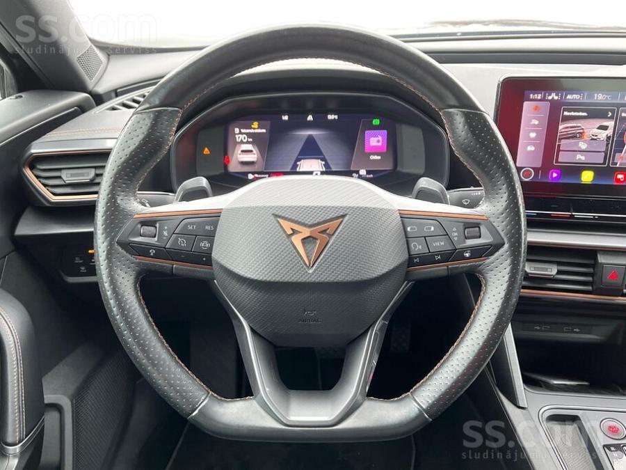 Black Cupra Formentor 2021 in Riga, with an engine capacity of 1.50 L and mileage of 134 thousand km for 19990 €, photo 13 on AUTOMOTO.COM.LV