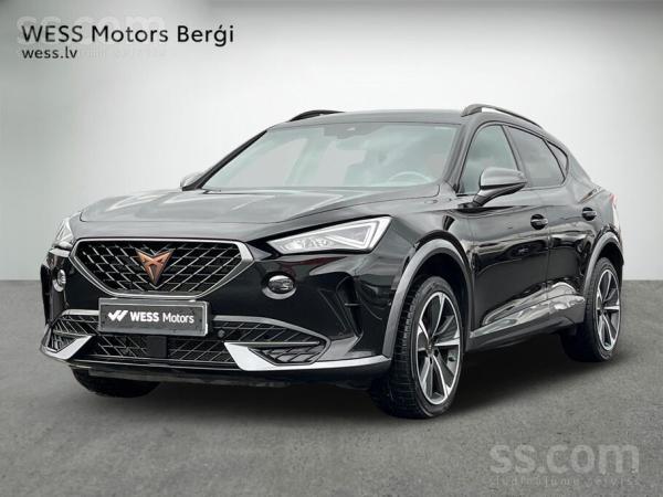 Black Cupra Formentor 2021 in Riga, with an engine capacity of 1.50 L and mileage of 134 thousand km for 18990 €, photo 1 on AUTOMOTO.COM.LV