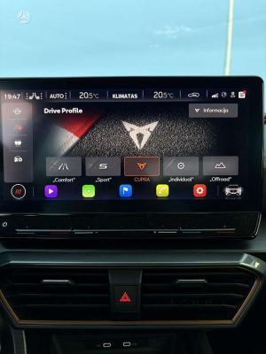 Черный Cupra Formentor 2021 в Каунас, объемом двигателя 1.98 л и пробегом 83 тыс. км за 25555 €, фото 16 на AUTOMOTO.COM.LV