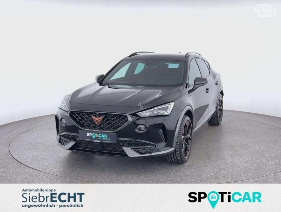 Black Cupra Formentor 2022 in Kaunas, with an engine capacity of 1.40 L and mileage of 65 thousand km for 28549 €, photo 1 on AUTOMOTO.COM.LV