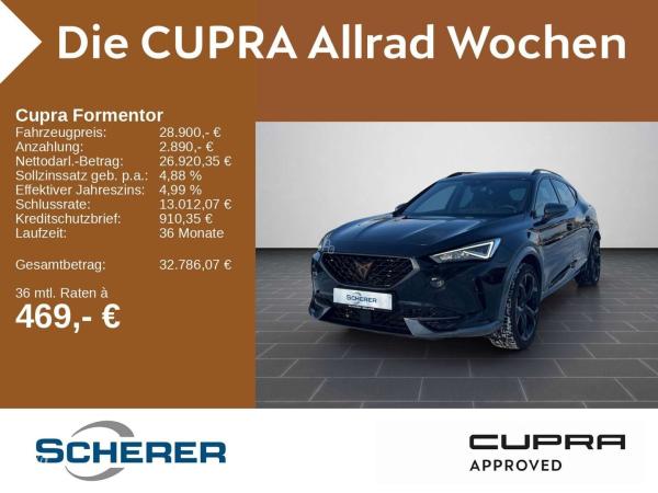 Melns Cupra Formentor 2022 Kauņa, ar dzinēja tilpumu 2.00 L un nobraukumu 63 tūkst. km par 32068 €, foto 1 vietnē AUTOMOTO.COM.LV