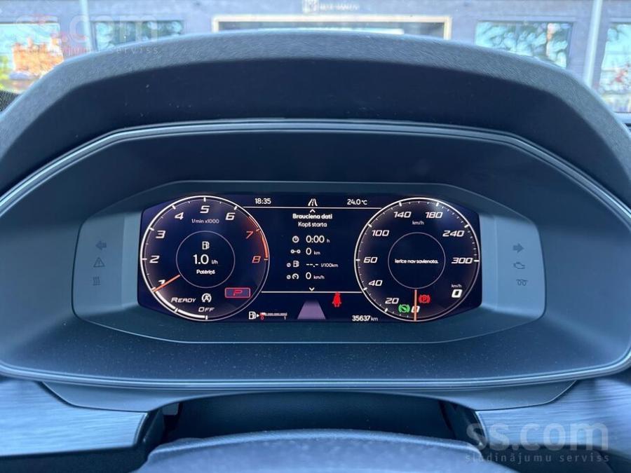 Черный Cupra Formentor 2022 в Рига, объемом двигателя 1.50 л и пробегом 37 тыс. км за 23500 €, фото 10 на AUTOMOTO.COM.LV