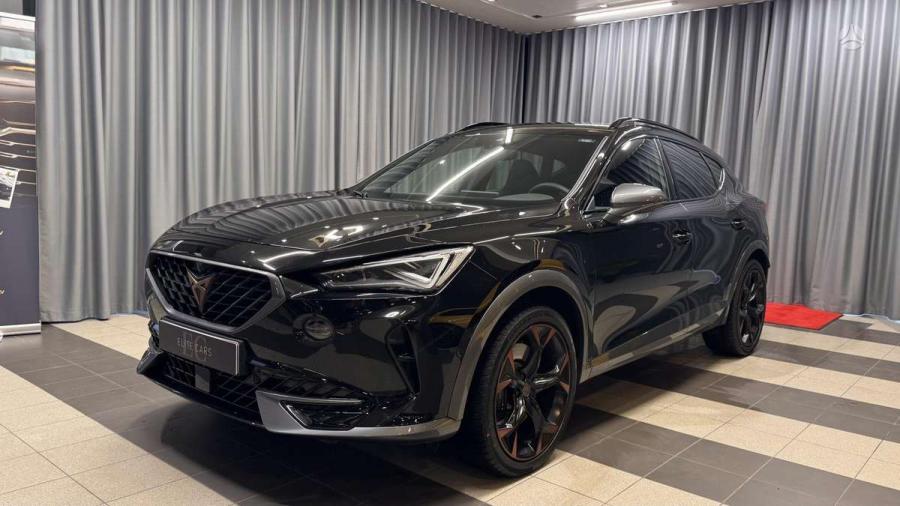 Melns Cupra Formentor 2022 Rīga, ar dzinēja tilpumu 1.98 L un nobraukumu 48 tūkst. km par 28500 €, foto 1 vietnē AUTOMOTO.COM.LV