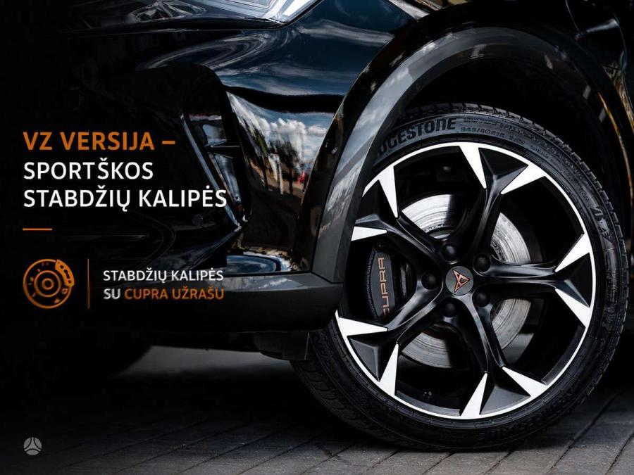 Black Cupra Formentor 2022 in Vilnius, with an engine capacity of 1.40 L and mileage of 50 thousand km for 24900 €, photo 7 on AUTOMOTO.COM.LV