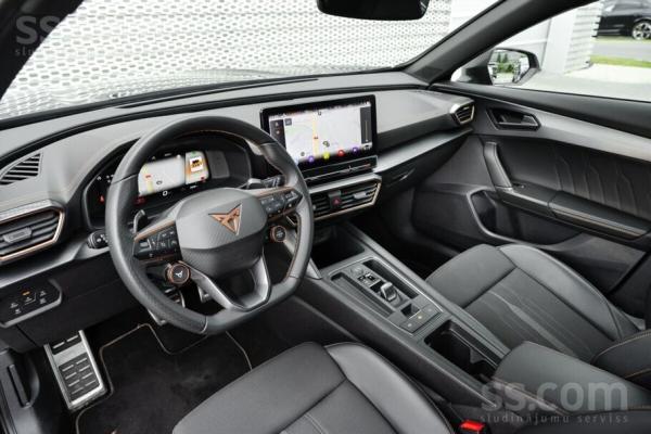 Black Cupra Formentor 2022 in Riga, with an engine capacity of 1.40 L and mileage of 93 thousand km for 26800 €, photo 9 on AUTOMOTO.COM.LV