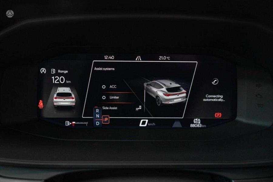 Черный Cupra Formentor 2022 в Вильнюс, объемом двигателя 1.50 л и пробегом 88 тыс. км за 24400 €, фото 14 на AUTOMOTO.COM.LV