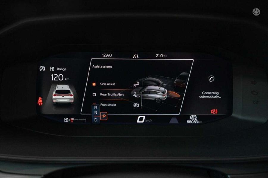 Black Cupra Formentor 2022 in Vilnius, with an engine capacity of 1.50 L and mileage of 88 thousand km for 24400 €, photo 15 on AUTOMOTO.COM.LV