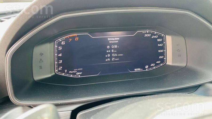 Черный Cupra Formentor 2022 в Бауска, объемом двигателя 2.00 л и пробегом 60 тыс. км за 27000 €, фото 9 на AUTOMOTO.COM.LV