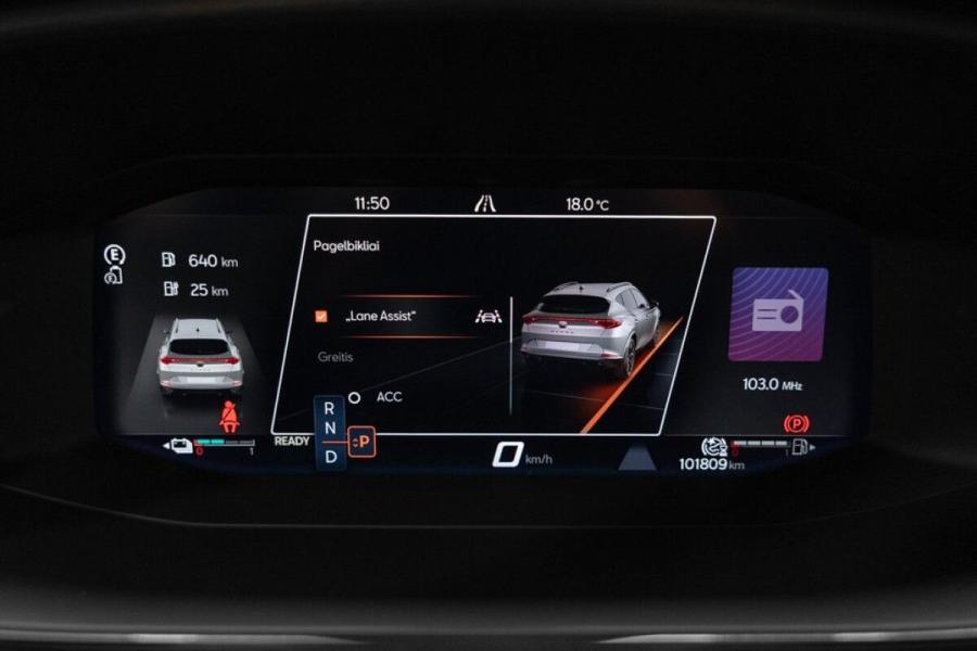 Melns Cupra Formentor 2022 Viļņa, ar dzinēja tilpumu 1.40 L un nobraukumu 102 tūkst. km par 23950 €, foto 14 vietnē AUTOMOTO.COM.LV