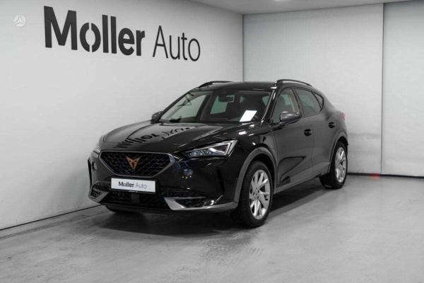 Black Cupra Formentor 2022 in Vilnius, with an engine capacity of 1.40 L and mileage of 102 thousand km for 23950 €, photo 1 on AUTOMOTO.COM.LV