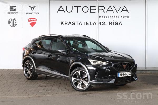 Black Cupra Formentor 2022 in Riga, with an engine capacity of 1.50 L and mileage of 87 thousand km for 22490 €, photo 4 on AUTOMOTO.COM.LV