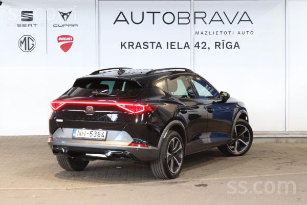 Black Cupra Formentor 2022 in Riga, with an engine capacity of 1.50 L and mileage of 87 thousand km for 22490 €, photo 7 on AUTOMOTO.COM.LV